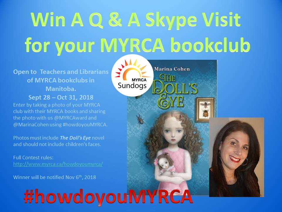 Marina Cohen – Manitoba Young Readers' Choice Awards